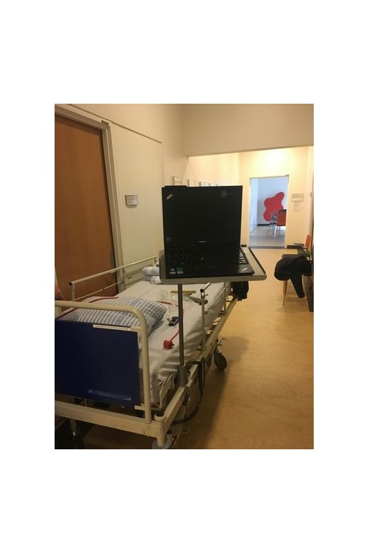 Suspension Tray for medical equipment, Stainless Steel Ø20mm