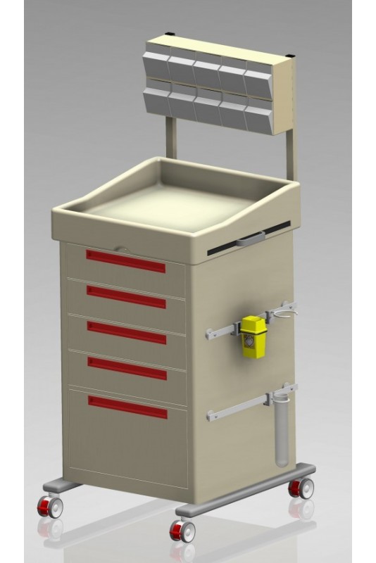 Slide clamp half model, with one ball clasp and T-slot. JB 1