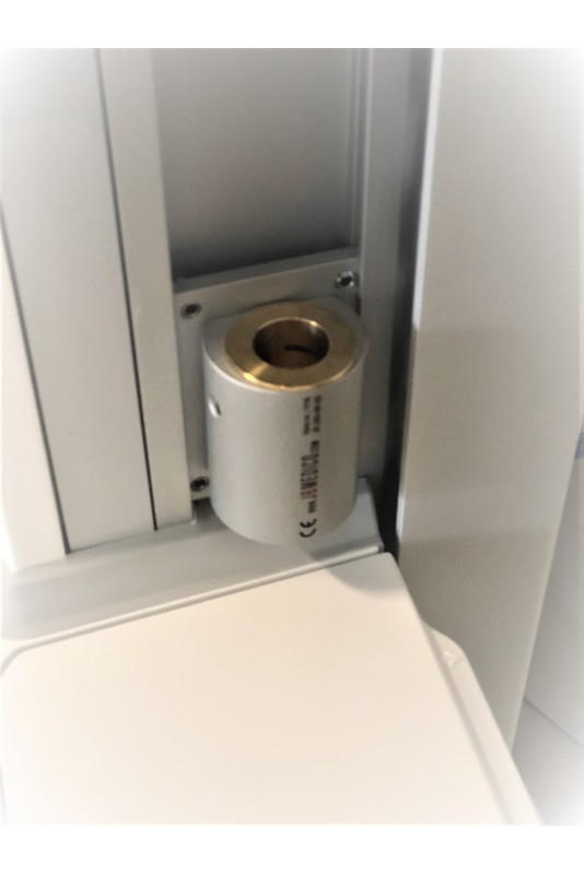 GCXrail bracket with FIXING DEVICE FOR CLAMPS Ø20mm brass bu