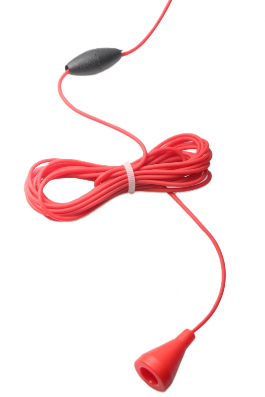 Alarm Pull Cord String 2,5 meters LDPE soft plastic RAL 3002