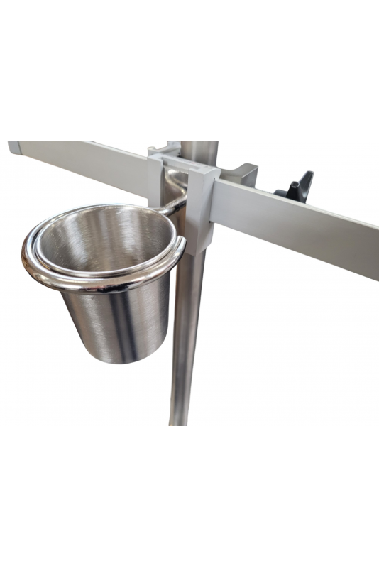 Catheter container, 400 mm. T-slot holder JB 239-00-00 stain