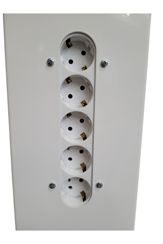 Skolestander med 15 stk. DK udtag m/jord - Ladestation